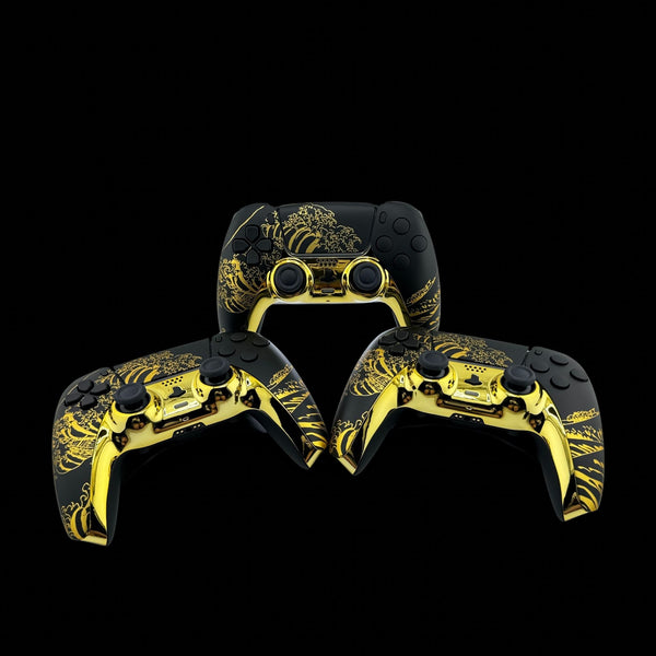 Pro Controller - Golden Wave - 8 Remappable Buttons – Get A Grip Gaming