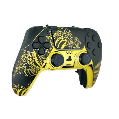 Pro Controller - Golden Wave - 8 Remappable Buttons – Get A Grip Gaming